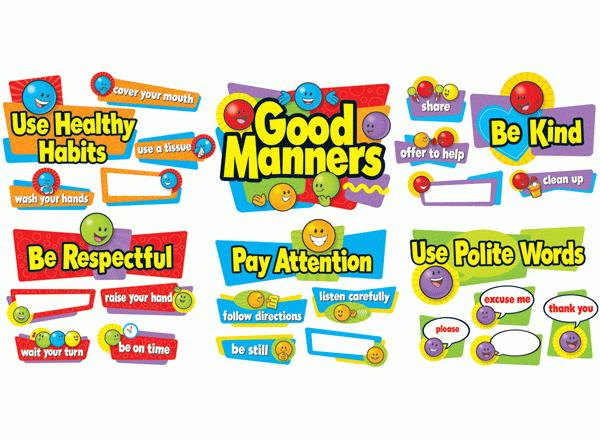 Good Manners Large Display Set