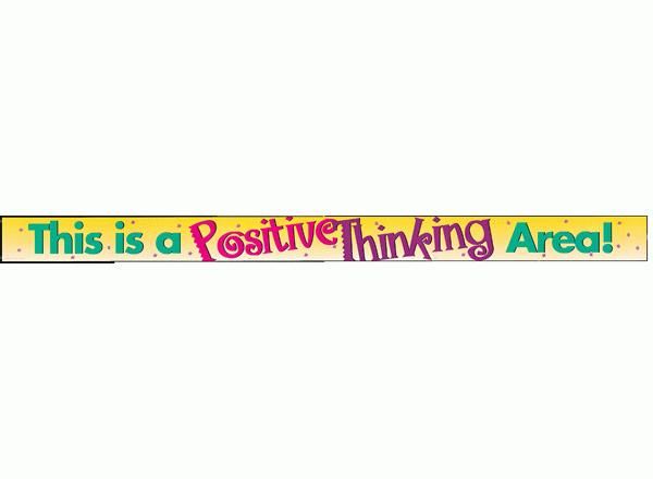 This is a Positive Thinking Area Banner