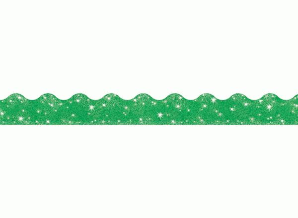 Green Sparkle Border